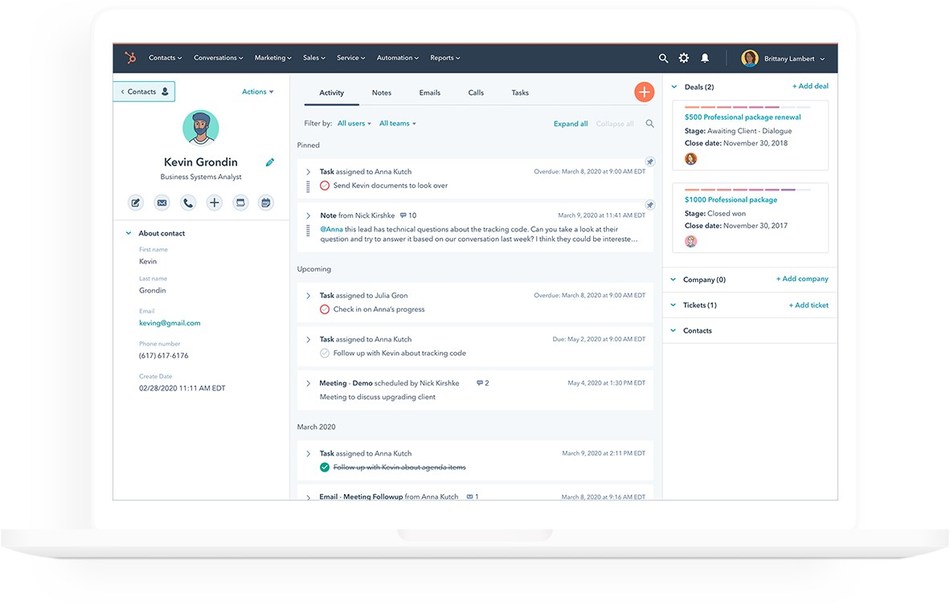 Uusi HubSpot Sales Hub Enterprise tehoa ja helppokäyttöisyyttä